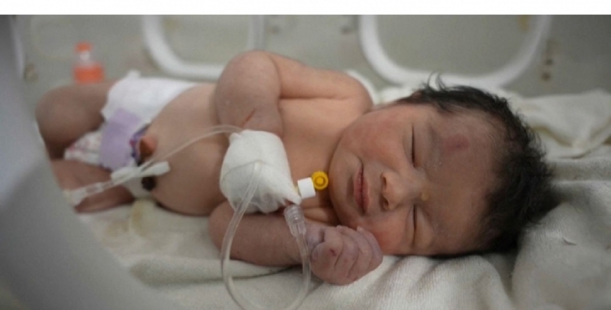 A new development regarding the health of the infant born under the ...